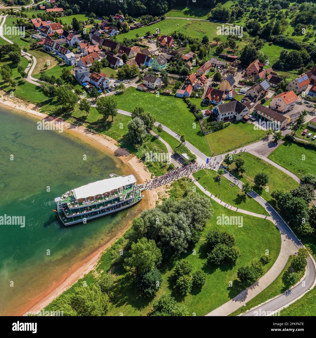 Views of Ramsberg and the Great Brombach Lake, the largest lake in the ...