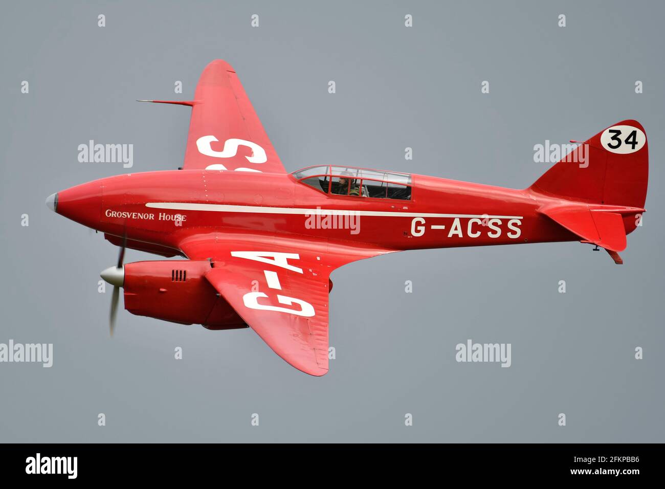De Havilland Comet Racer DH-88 Stock Photo - Alamy
