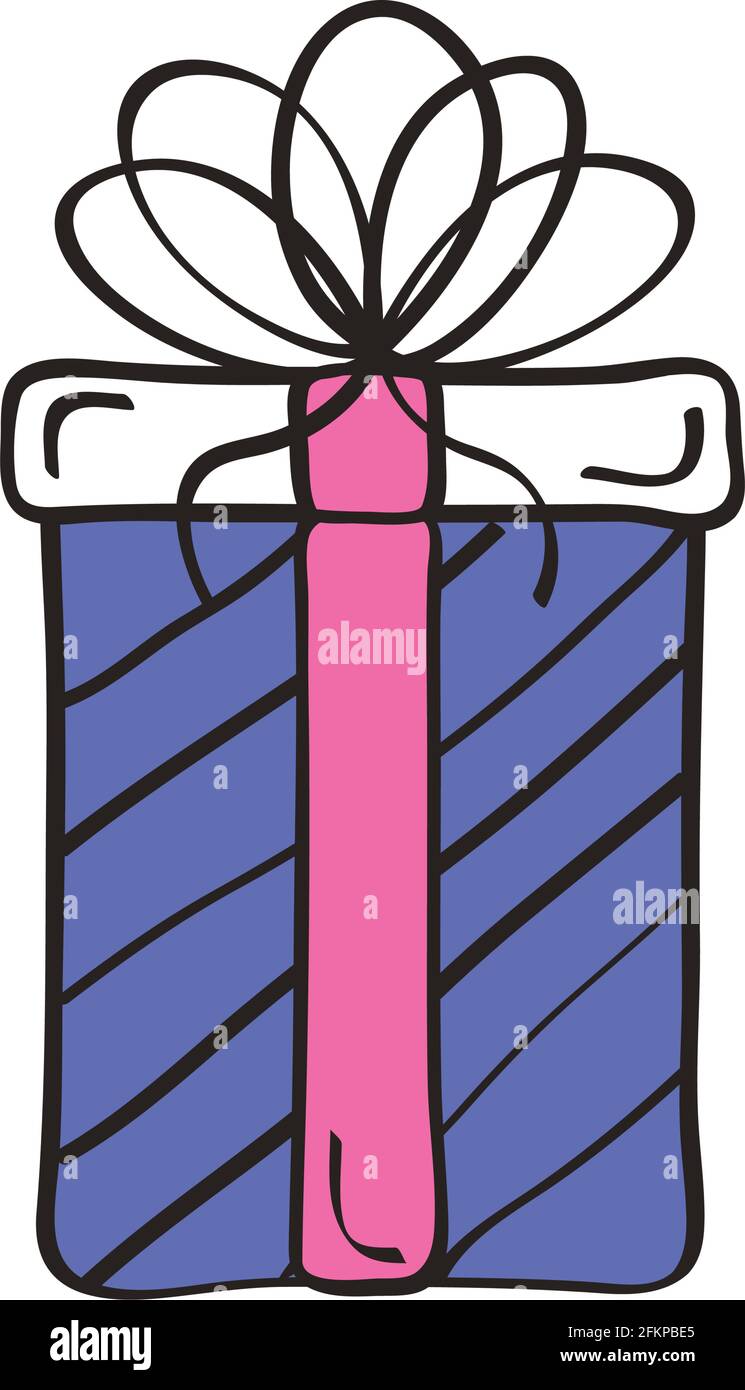 purple gift box birthday icon Stock Vector Image & Art - Alamy