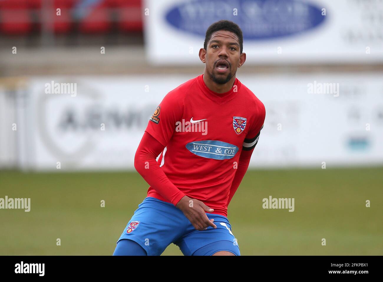 Angelo Balanta of Dagenham and Redbridge during Dagenham & Redbridge vs ...