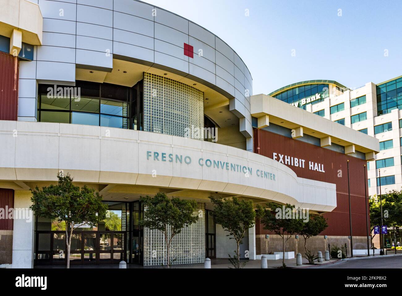 The Fresno Conventions Center in Downtown Fresno California USA Stock ...