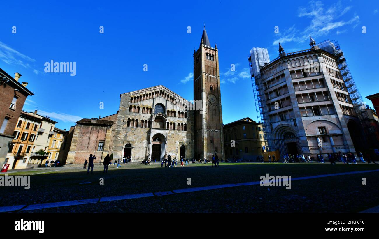 Duomo of Parma (Roman Catholic cathedral), dedicated to the Assumption ...