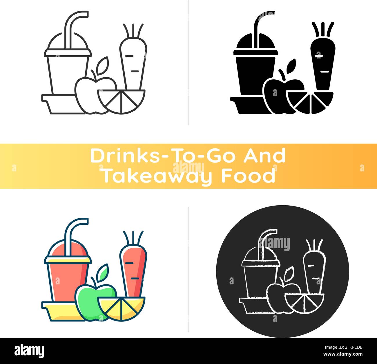 Fresh juice to go icon Stock Vector Image & Art - Alamy