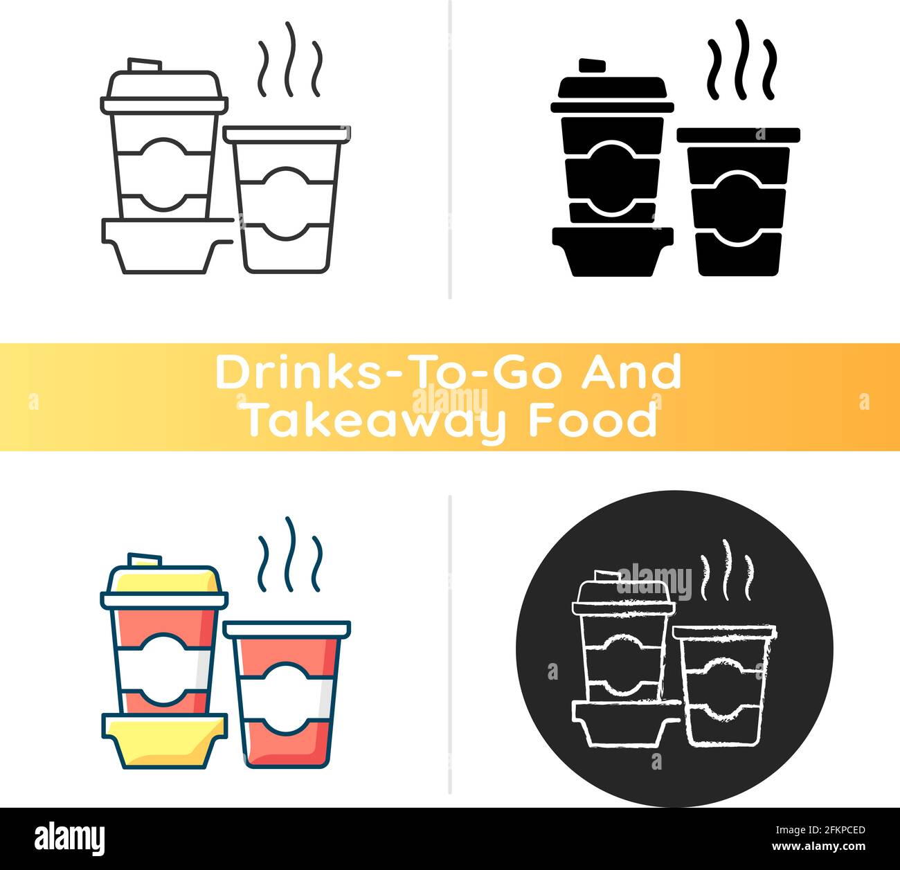 Coffee to go icon Stock Vector Image & Art - Alamy