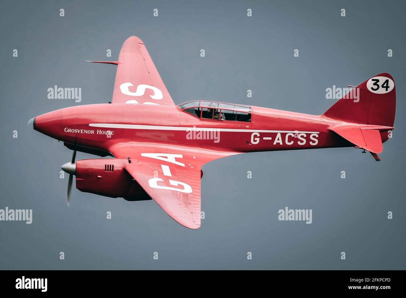 De Havilland Comet Racer DH-88 Stock Photo - Alamy