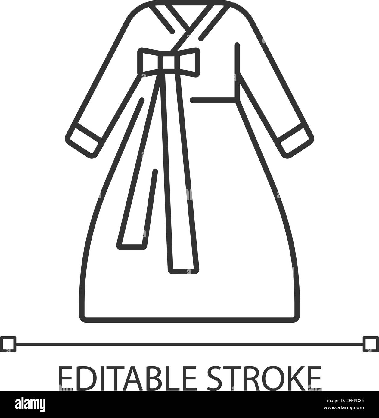 Hanbok linear icon Stock Vector Image & Art - Alamy