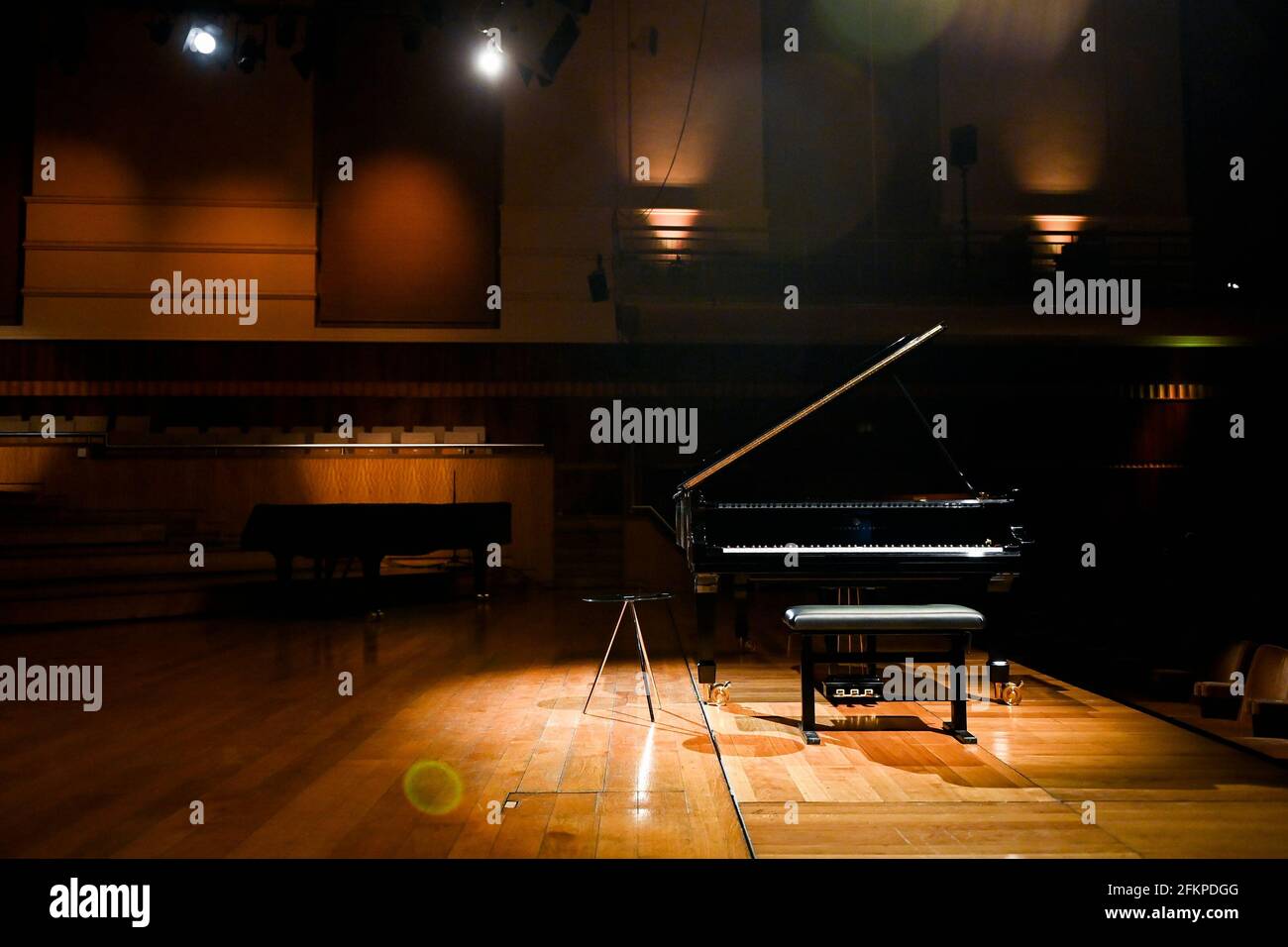 Illustration picture shows the Brussels' Flagey concert hall, ready to ...