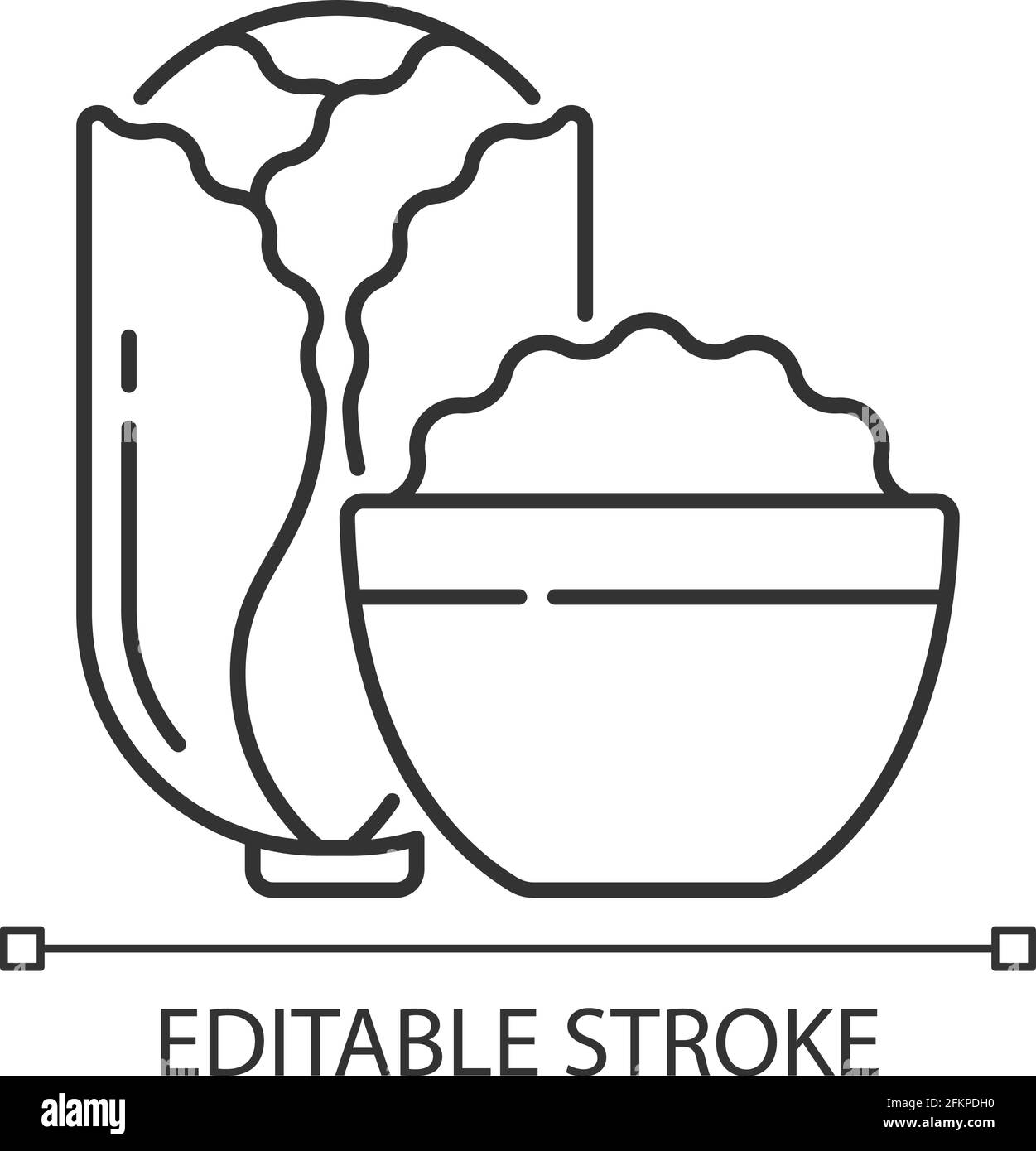 Traditional korean dish kimchi Stock Vector Images - Alamy