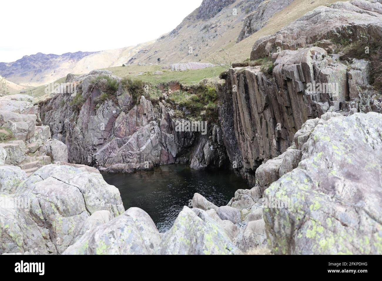 Black Moss Pot - Wild Swimming, Cumbria Stock Photo - Alamy