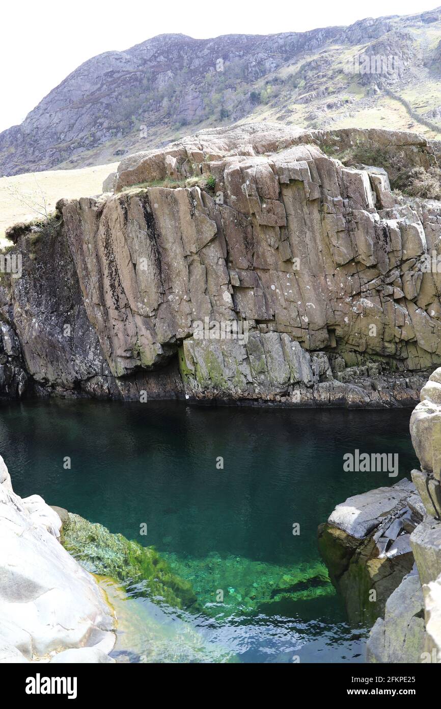 Black Moss Pot - Wild Swimming, Cumbria Stock Photo - Alamy