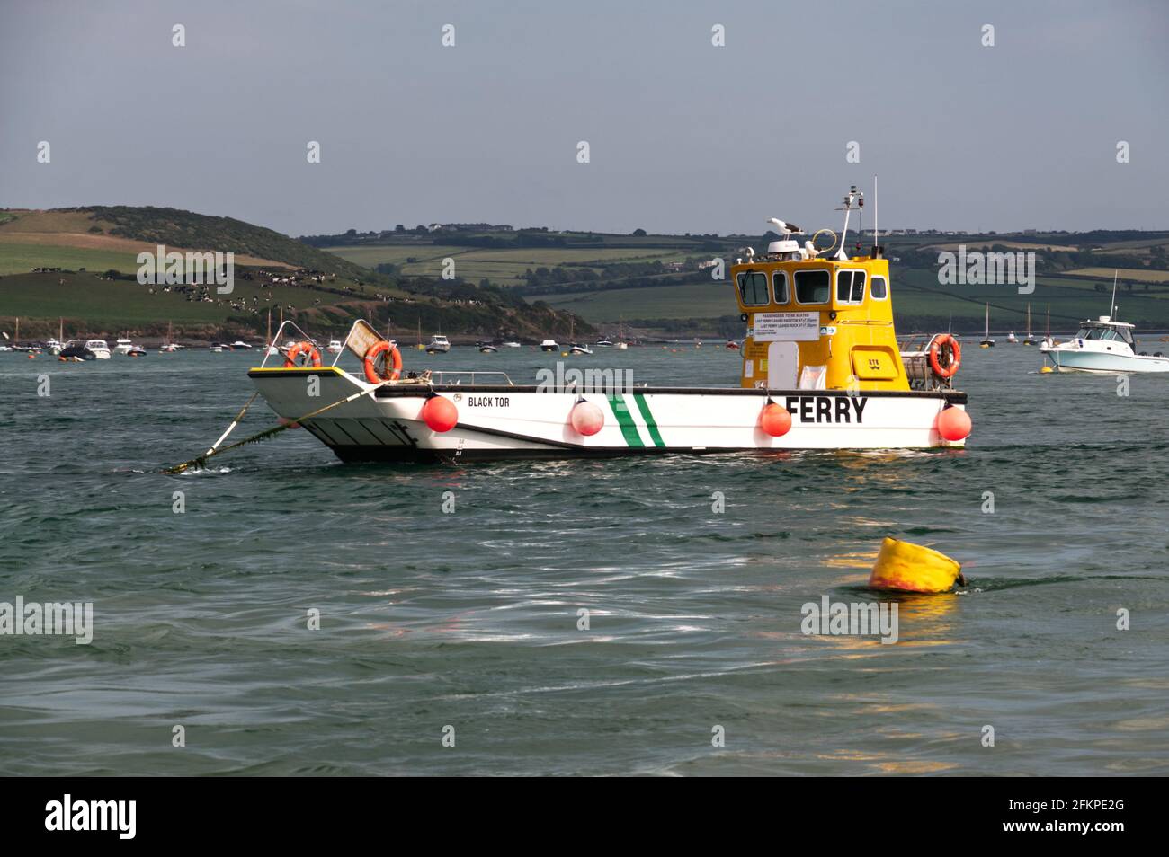 Passenger Ferry running from Padstow to Rock across the Camel estuary ...