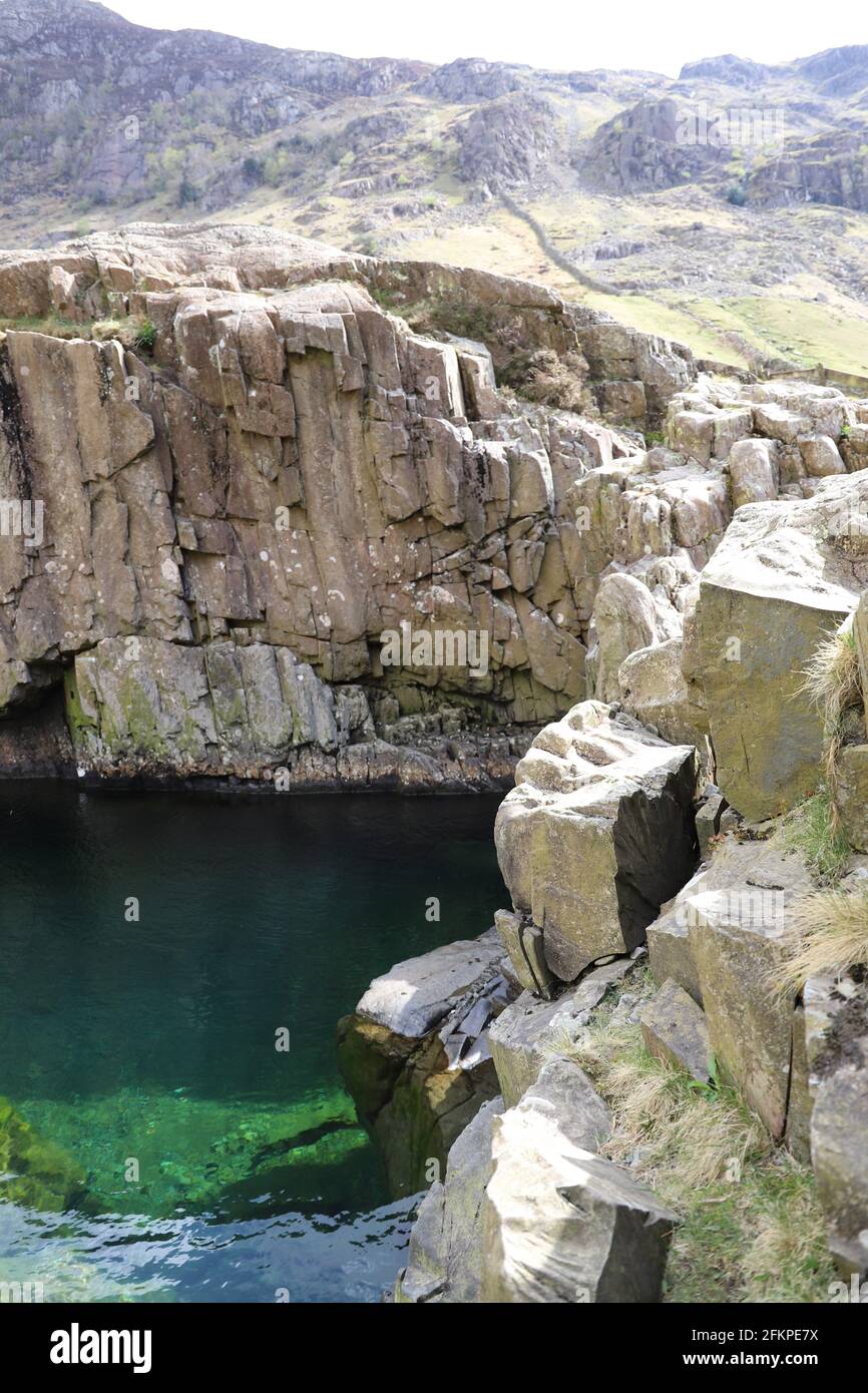 Black Moss Pot - Wild Swimming, Cumbria Stock Photo - Alamy