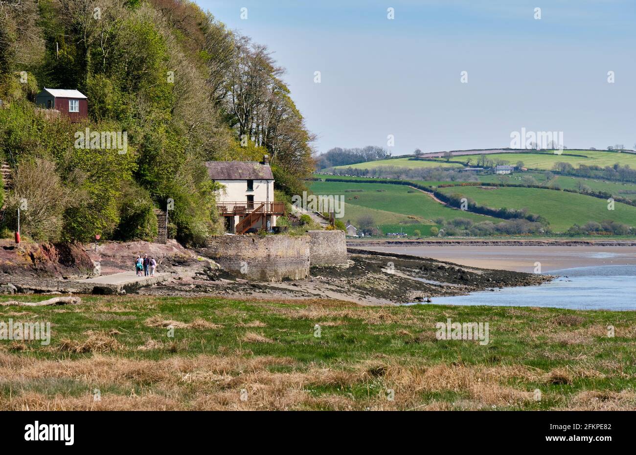 Dylan Thomas's Boathouse and Writing Shed, Laugharne, Carmarthenshire ...