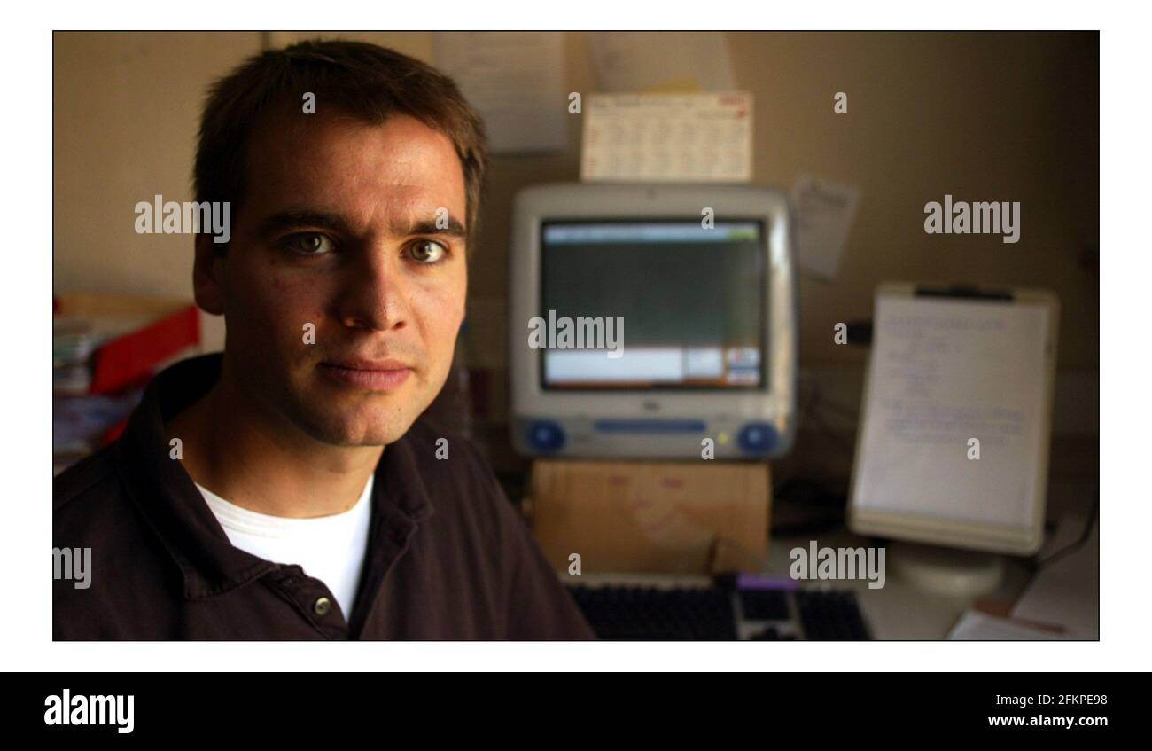 Christoff Raatz in New Cross for finance watch.pic David Sandison 15/8 ...