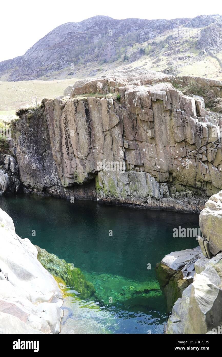 Black Moss Pot - Wild Swimming, Cumbria Stock Photo - Alamy