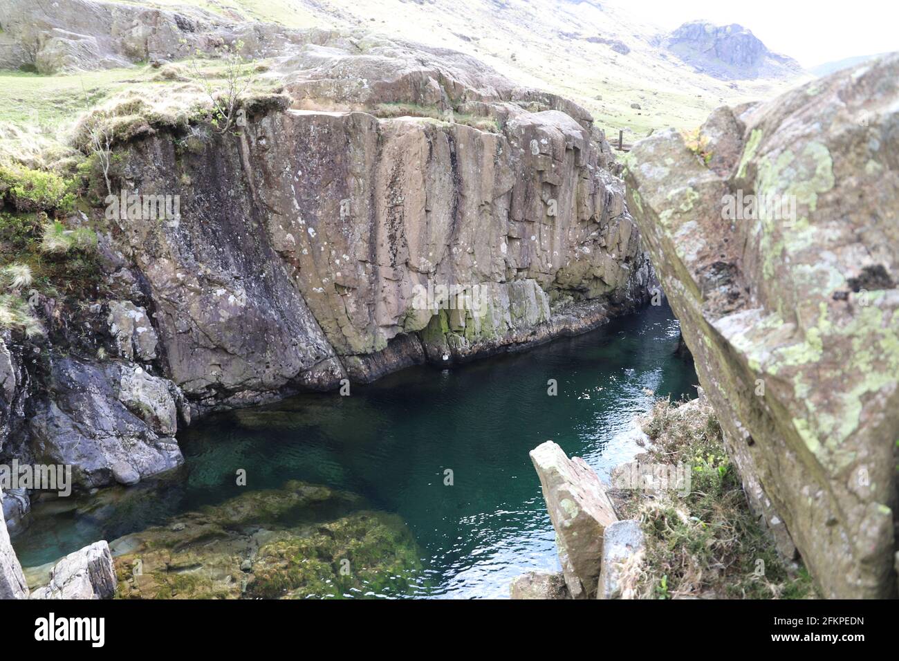 Black Moss Pot - Wild Swimming, Cumbria Stock Photo - Alamy