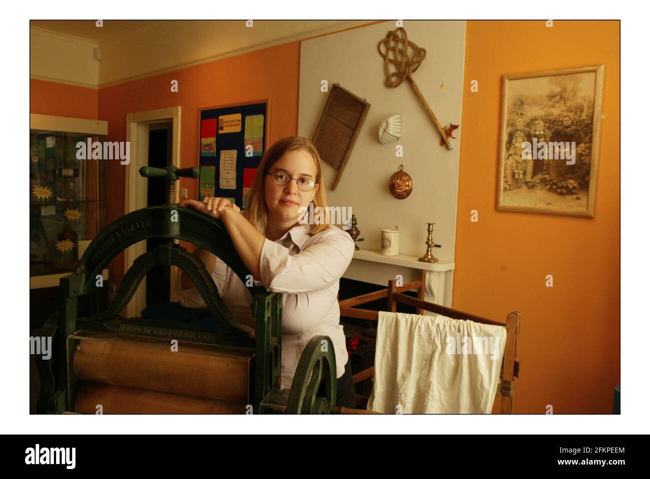 Sally Russel at the chertsey museum where she workspic David Sandison ...