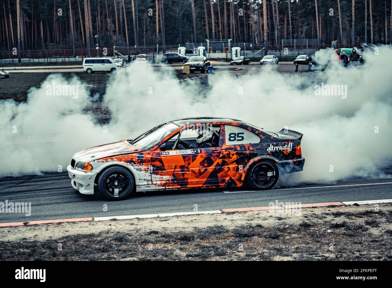 Car drifting mark hi-res stock photography and images - Alamy