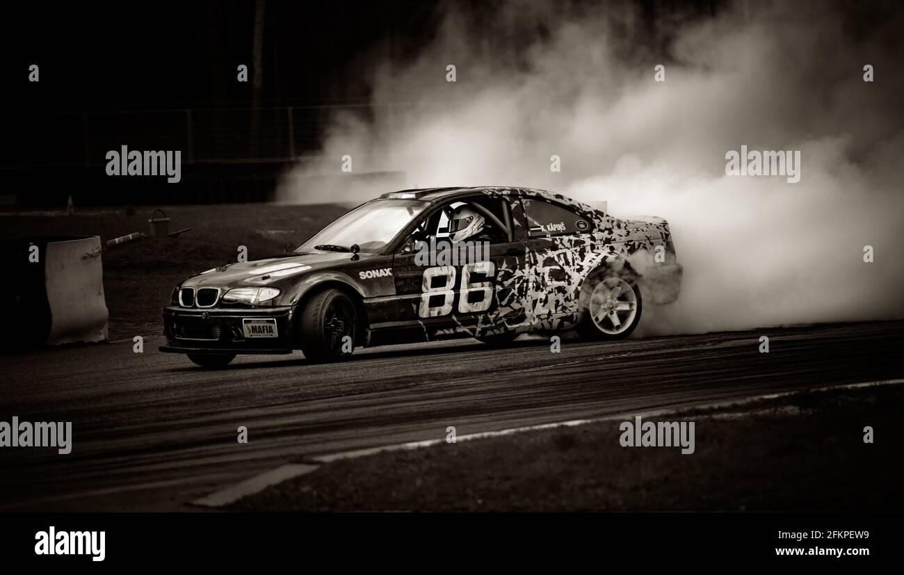 Car drifting mark hi-res stock photography and images - Alamy