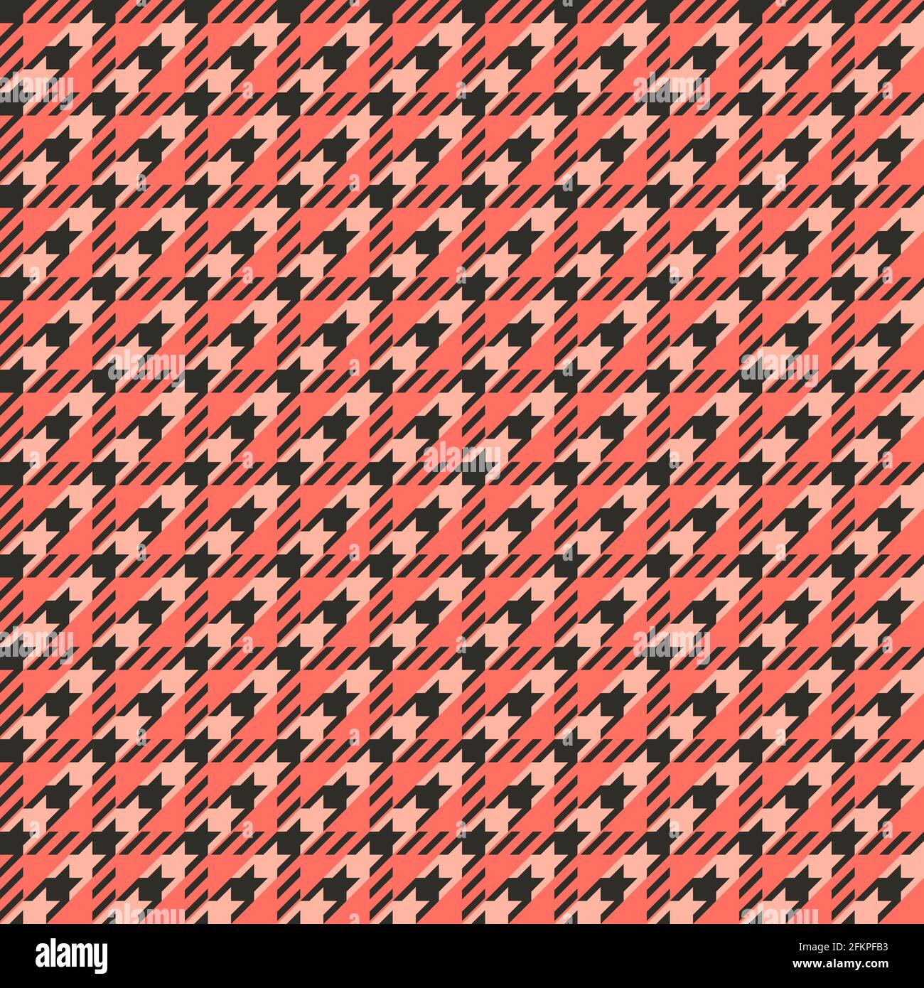 Houndstooth seamless pattern. Tartan tweed print. Vector illustration ...