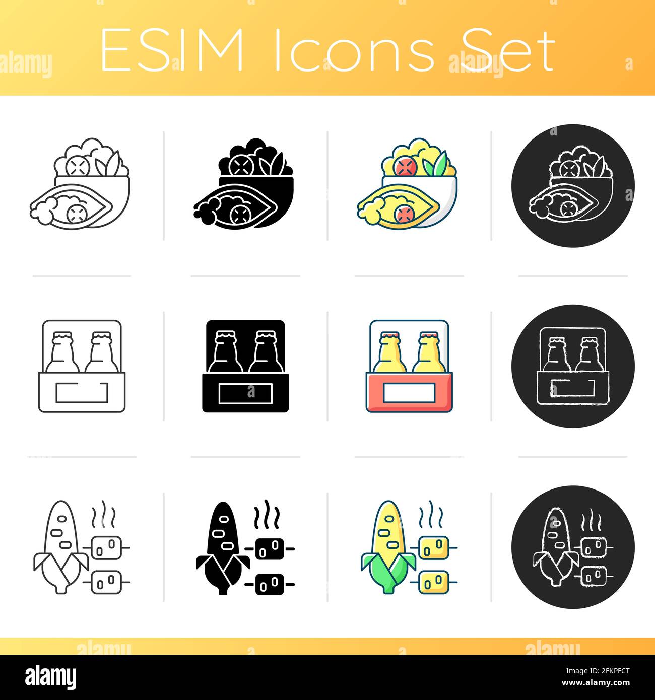 Corn delivery Stock Vector Images - Alamy