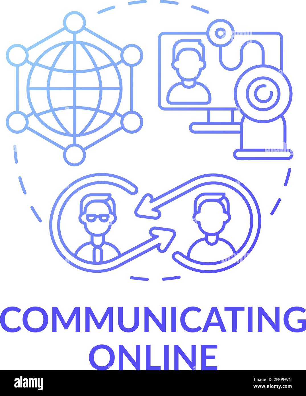 Communicating remote Stock Vector Images - Alamy