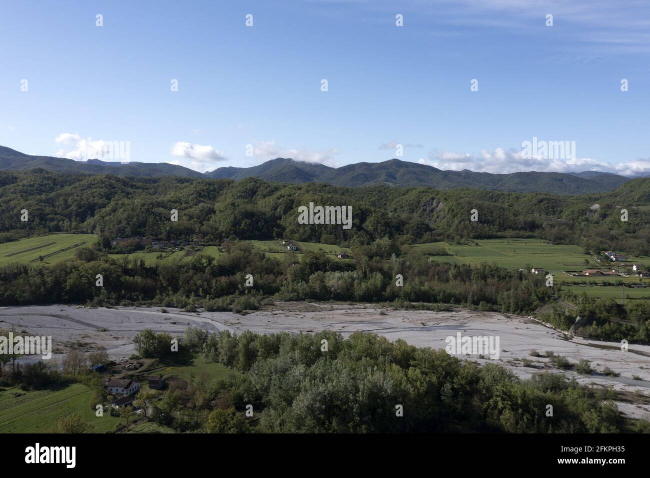 Borghetto di Borbera Pemonte Italy Village aerial View Panorama ...