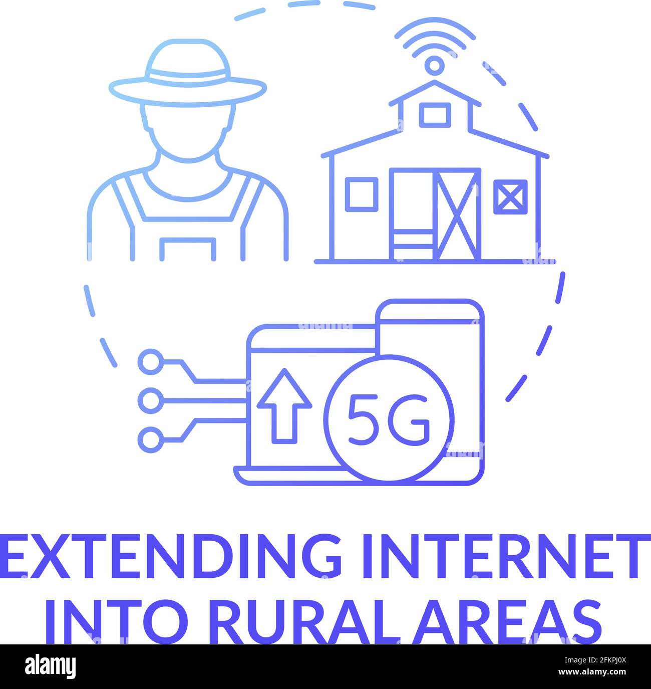 Rural areas technology Stock Vector Images - Alamy