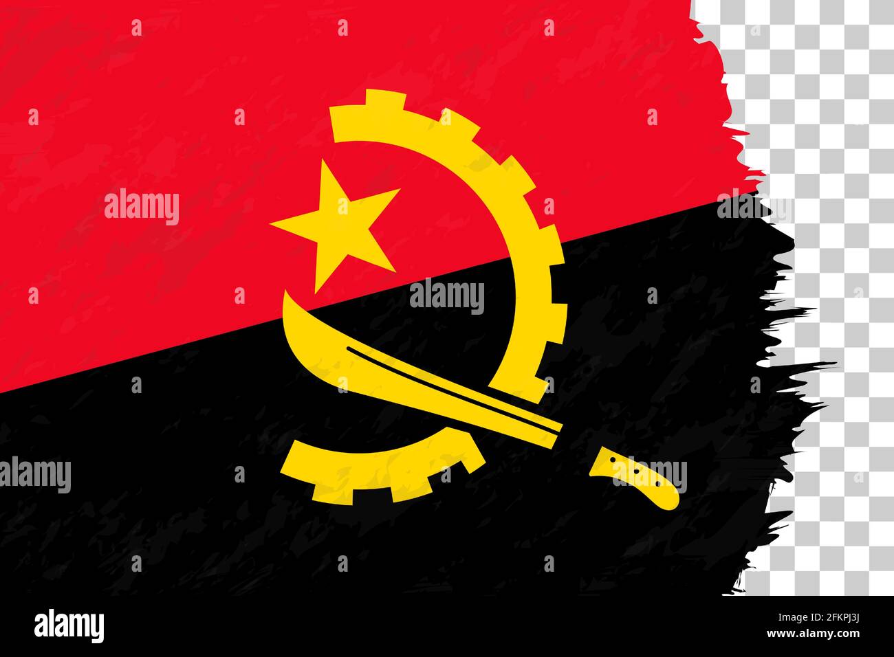 Emblem angola grunge hi-res stock photography and images - Alamy