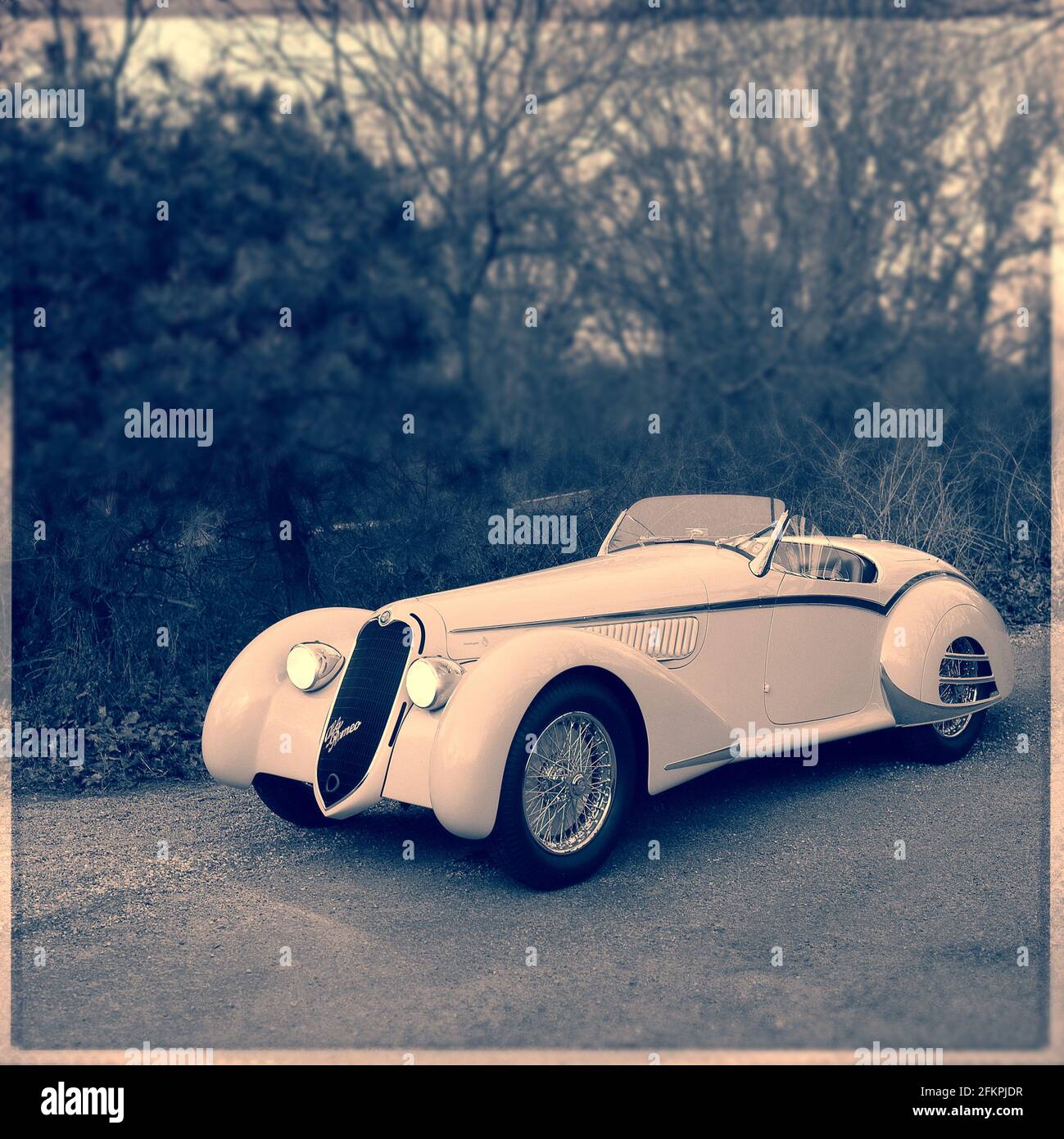 Alfa Romeo 8C Touring Spyder part of the Ralph Lauren car collection ...