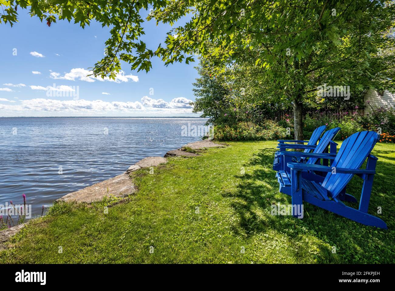 relaxing and seating by the water, waterfront Stock Photo - Alamy