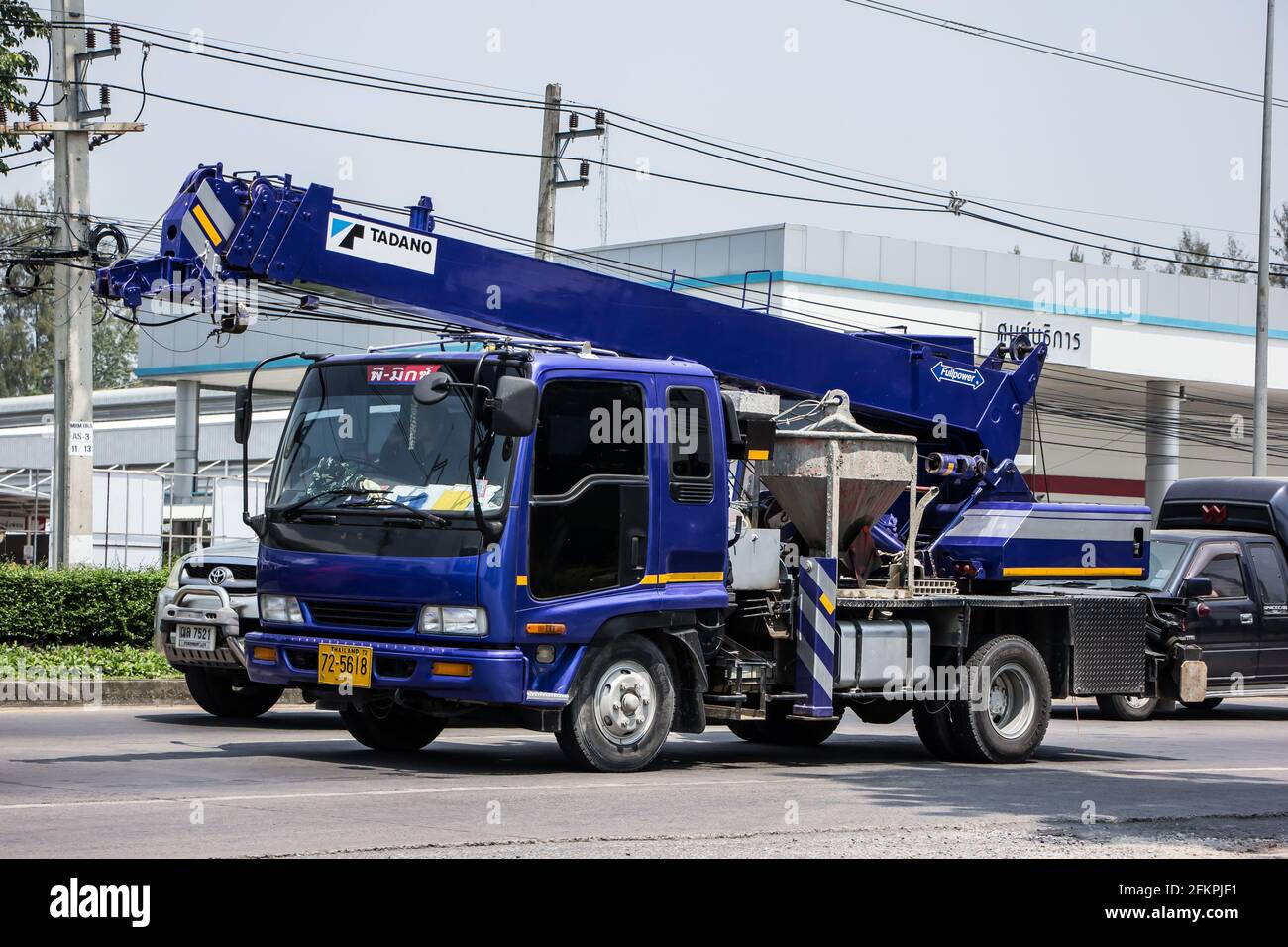Chiangmai, Thailand - March 21 2021: TADANO Crane Truck of P MIX Crane ...