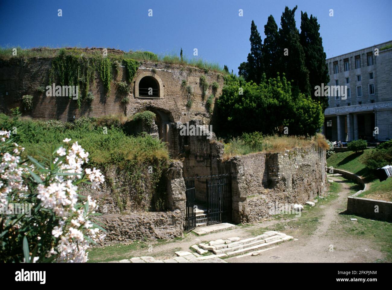 The Mausoleum of Augustus (Mausoleo di Augusto) at the Piazza Augusto ...
