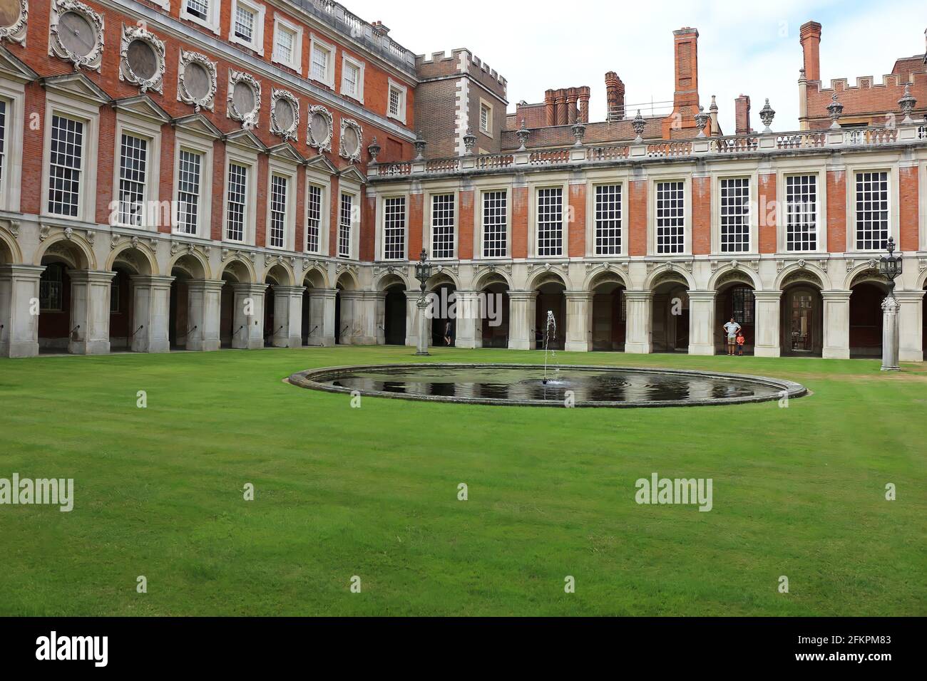 West range fountain court Stock Photo - Alamy