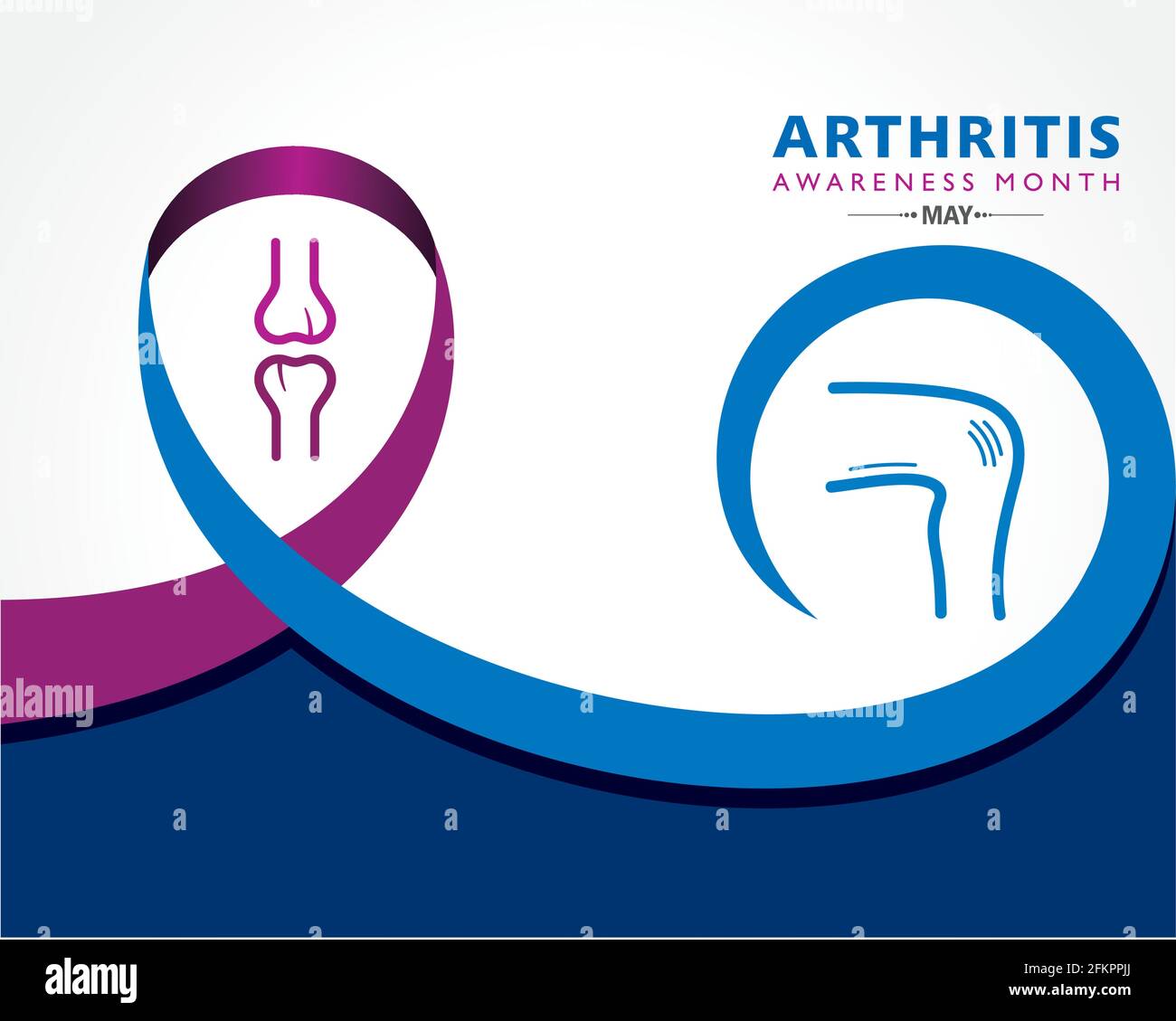 Vector Illustration of Arthritis Awareness Month observed each year in ...