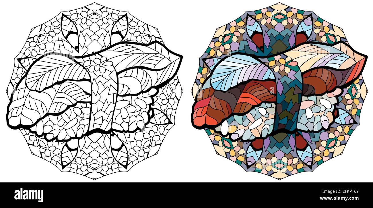 Rice mandala Stock Vector Images - Alamy