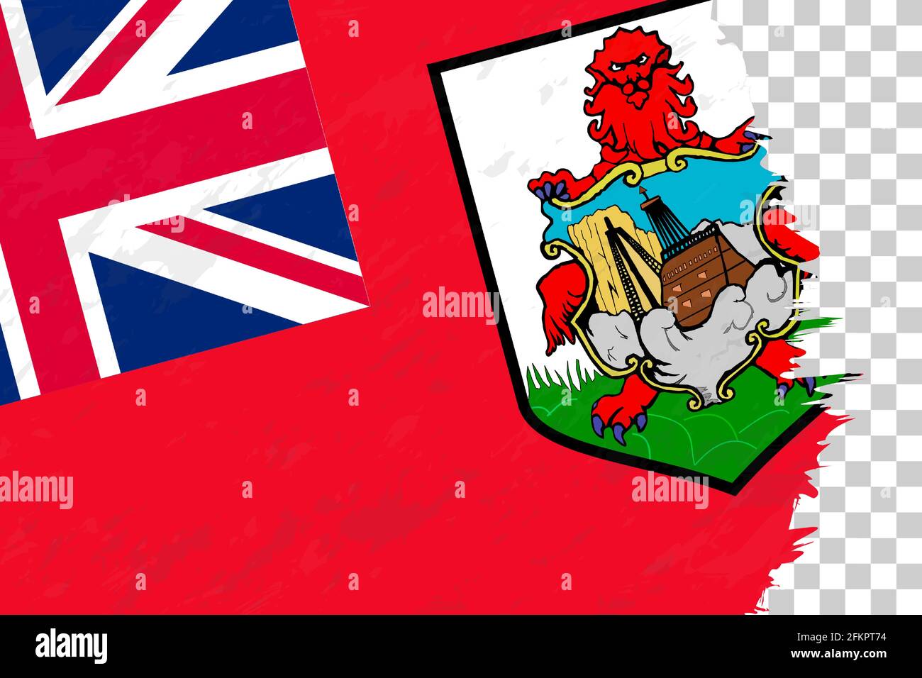 Flag of bermuda Stock Vector Images - Alamy