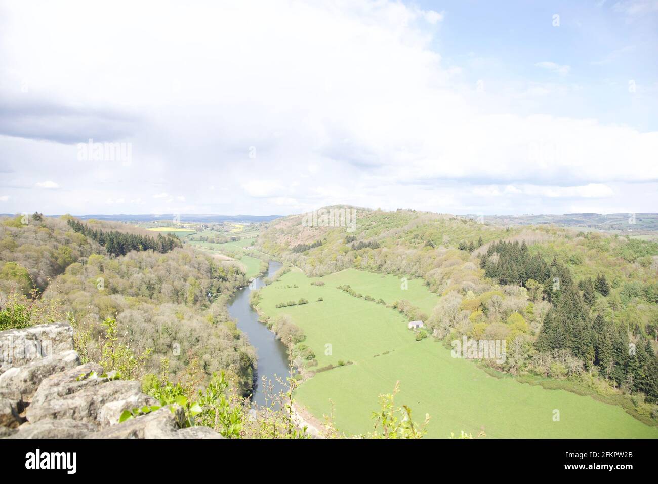 Forest of Dean Landscape from the Viewpoint Stock Photo - Alamy