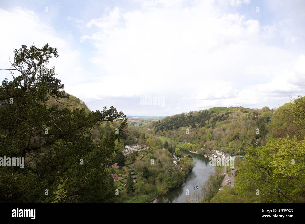Forest of Dean Landscape from the Viewpoint Stock Photo - Alamy