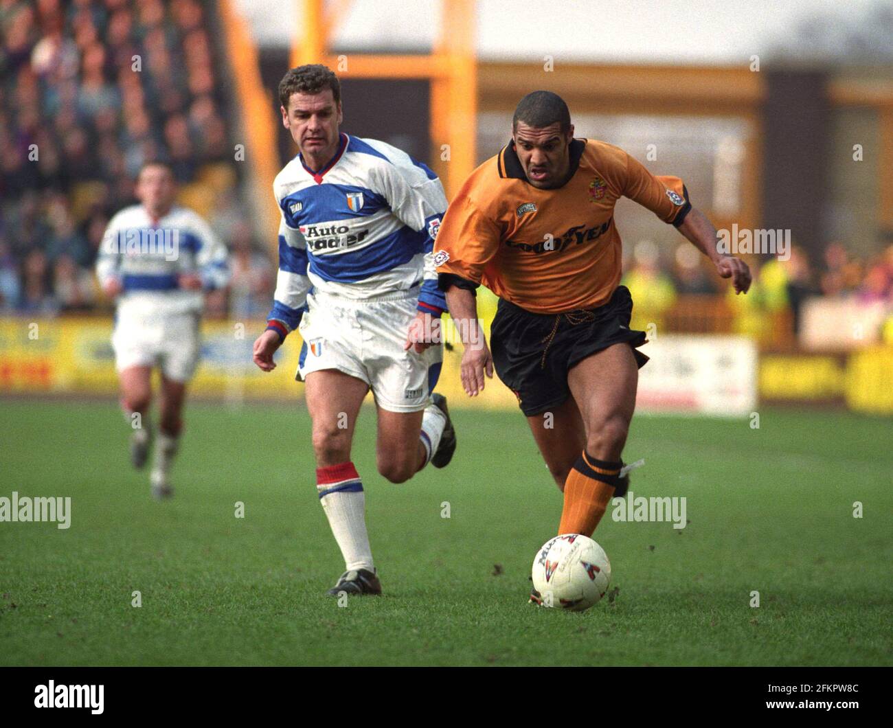 Footballers Don Goodman and Mick Gooding Wolverhampton Wanderers v ...