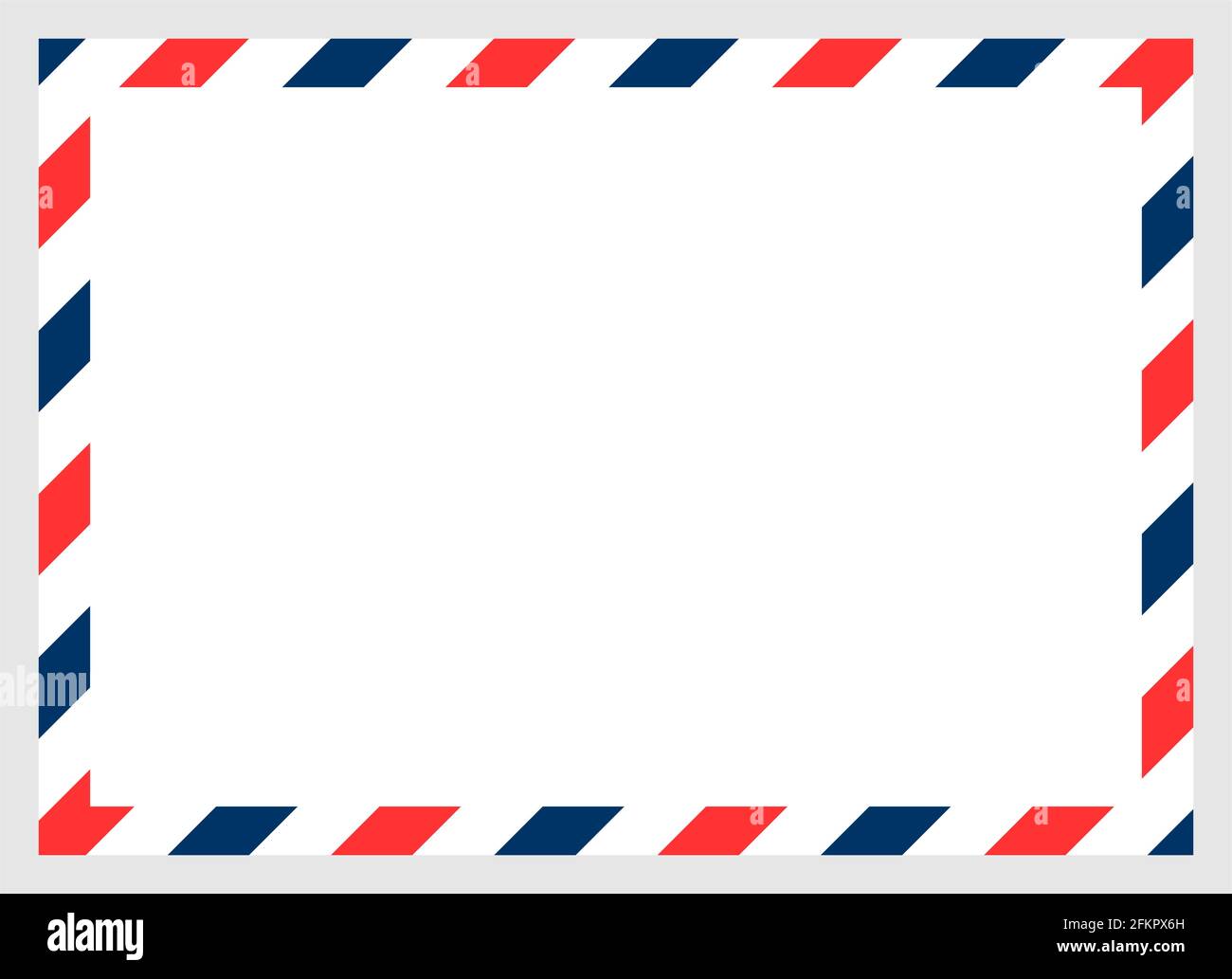 Postcard, travel blank card isolated on background. Modern graphic ...