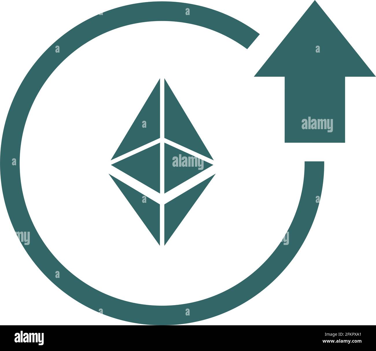 Cost symbol increase icon. Vector symbol image isolated on background ...