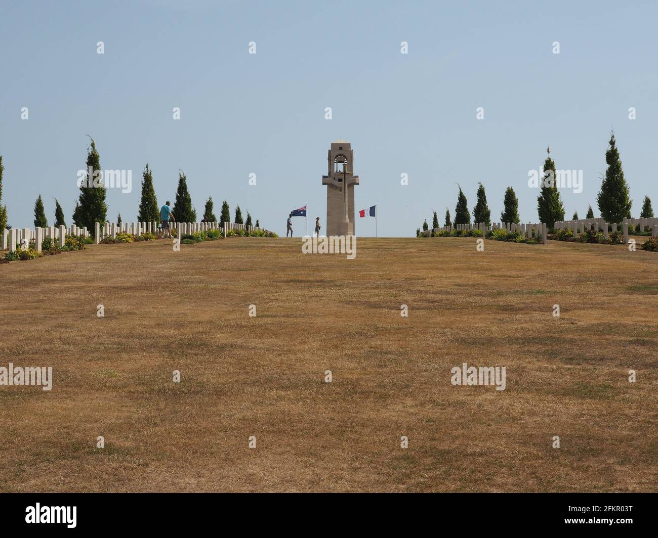 Villers Bretonneux CWGC cemetery Stock Photo - Alamy