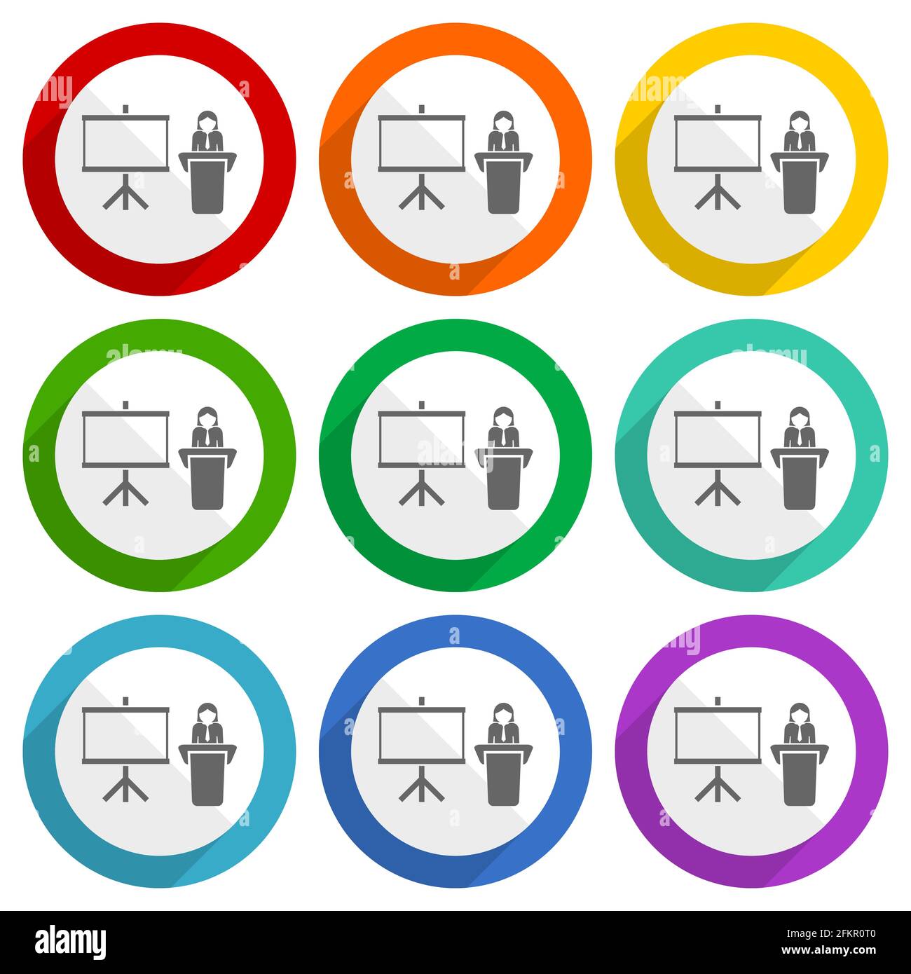 Colorful training classroom conference hi-res stock photography and ...
