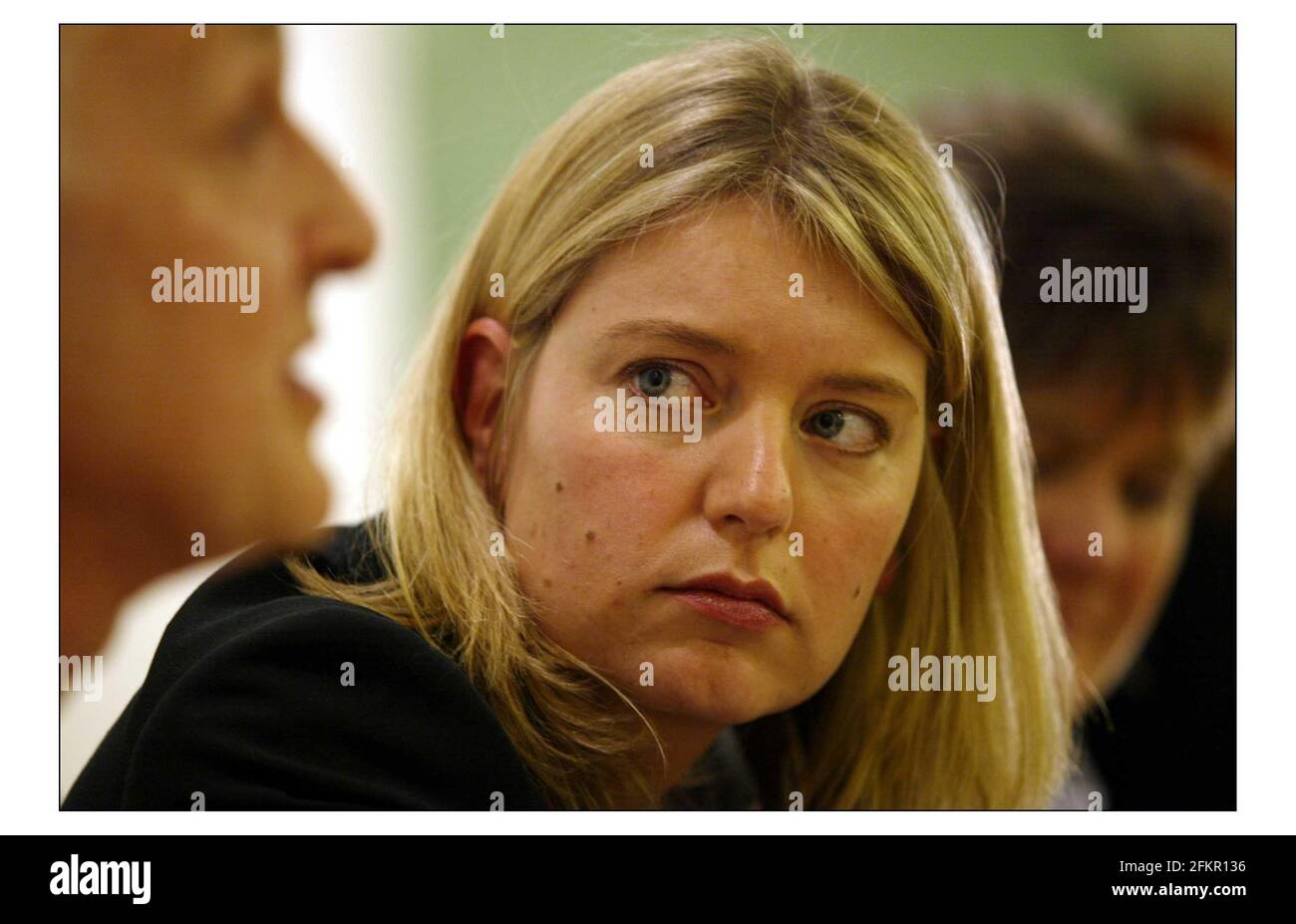 Samantha Roberts at press conf after meeting with Geoff Hoonpic David ...