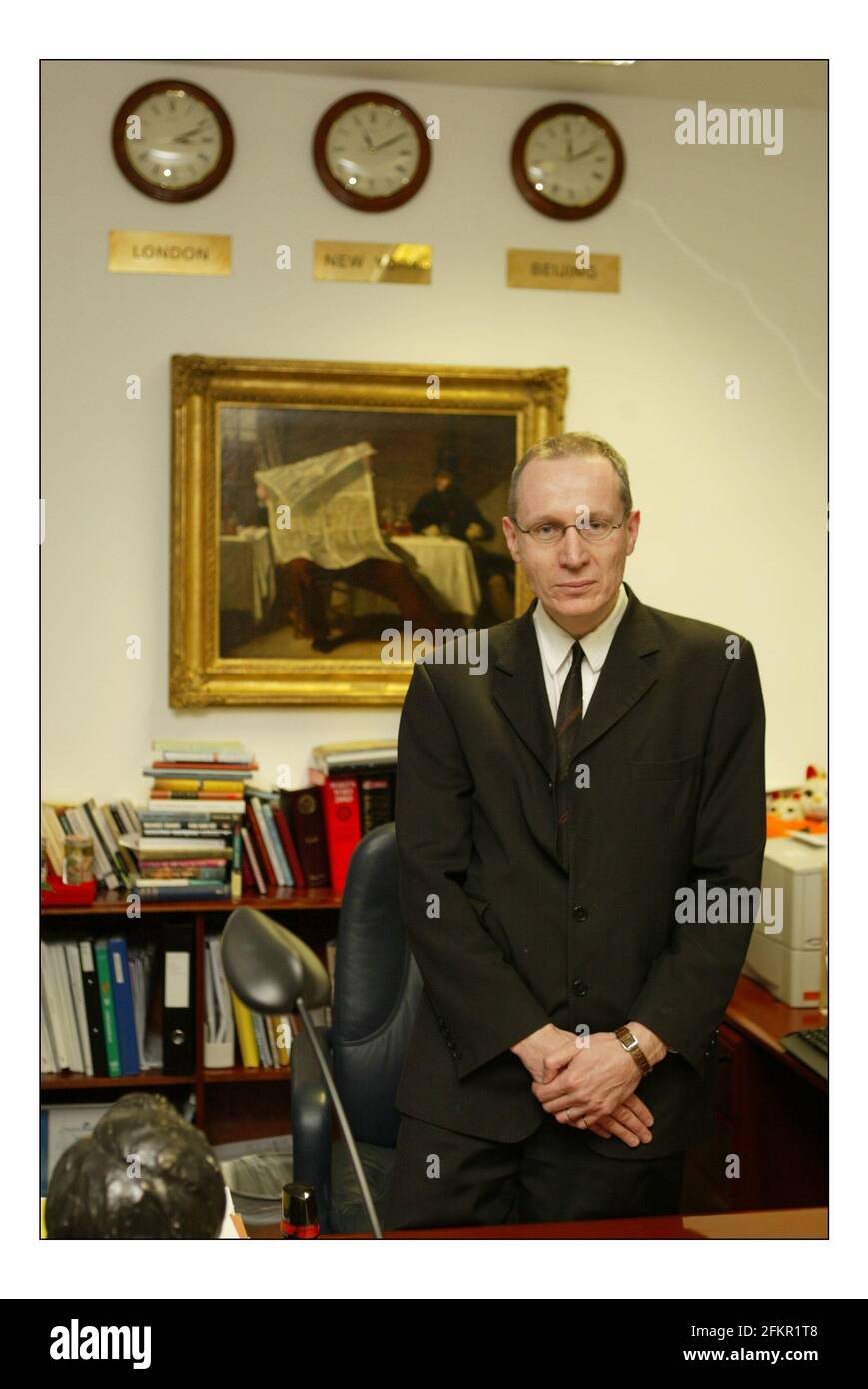 robert thomson ....editor of th times in his office in londonpic David ...