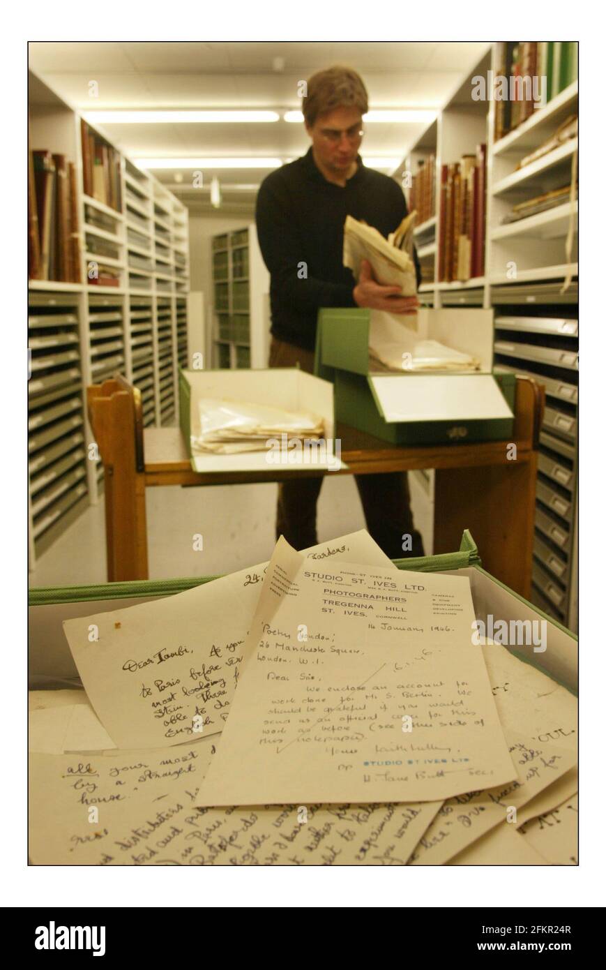 Photographed in the British Library Christopher Fletcher with the ...
