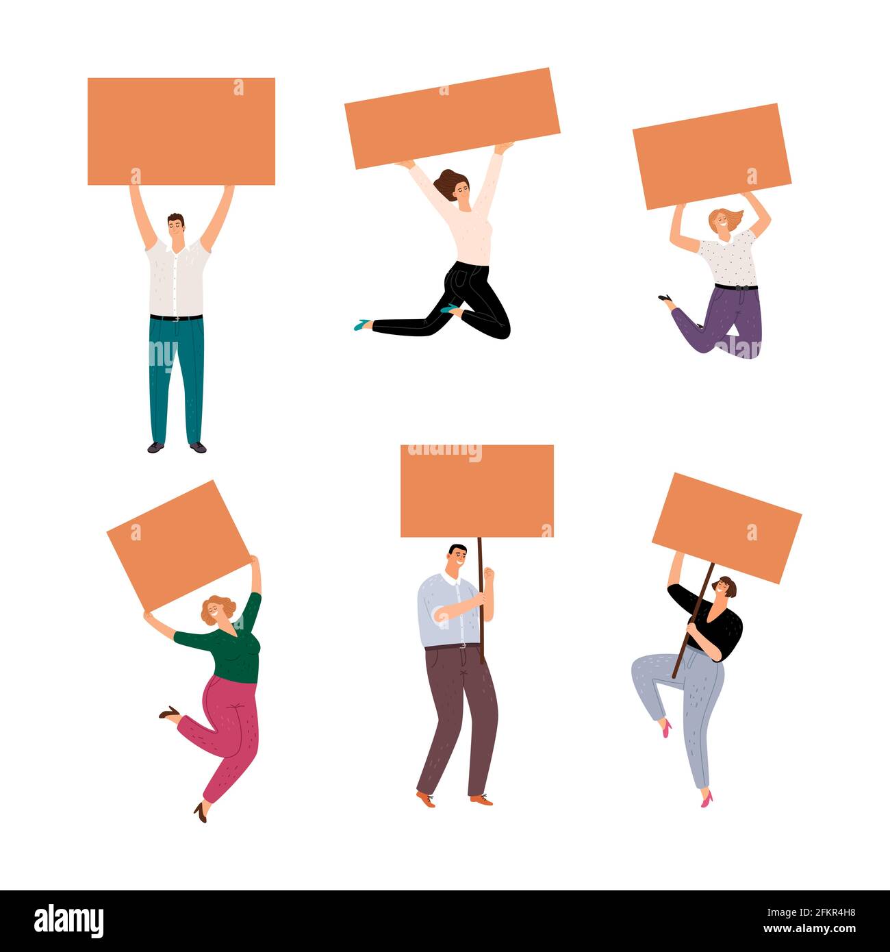 Hold holding poster posters Stock Vector Images - Alamy