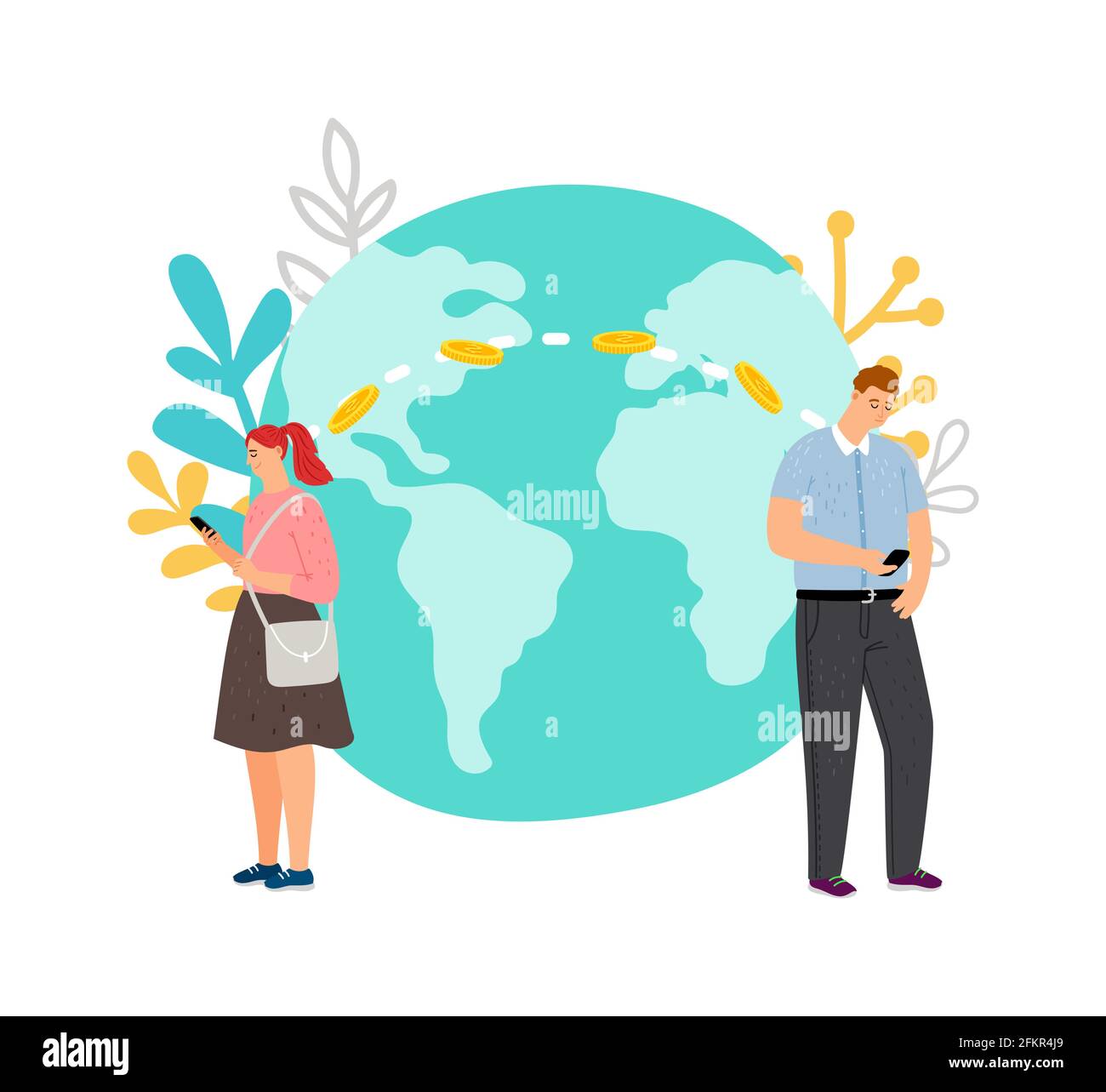 International transfers Stock Vector Images - Alamy