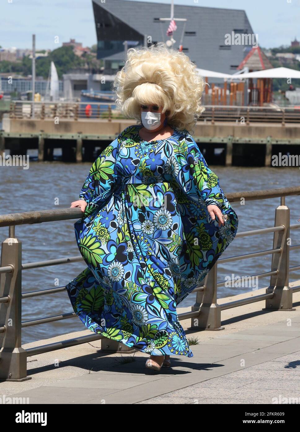 New York - NY - 05/31/2020 - Lady Bunny (aka Jon Ingle) out in Hudson ...